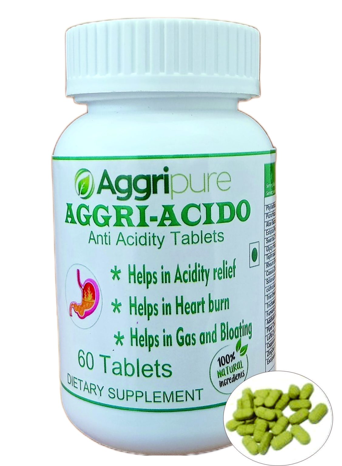 Powerful 1000 Mg Tablet for Acidity Relief Made with Garlic Extract ...